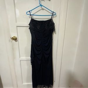 Xscape | Dresses | Nwt X By Xscape Womens Navy Cape Lined Spaghetti ...